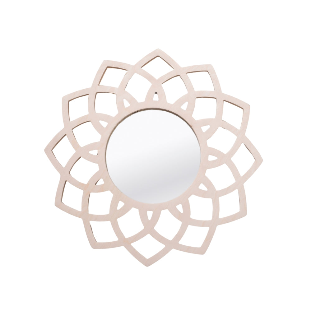 Lotus Flower Round Mirror – Woodka Interiors