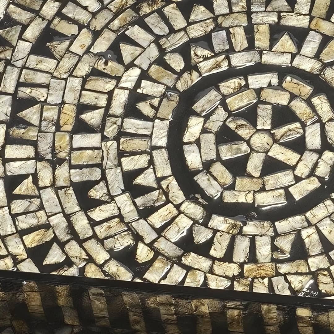 Roman Rectangular Capiz Tray Set – Woodka Interiors