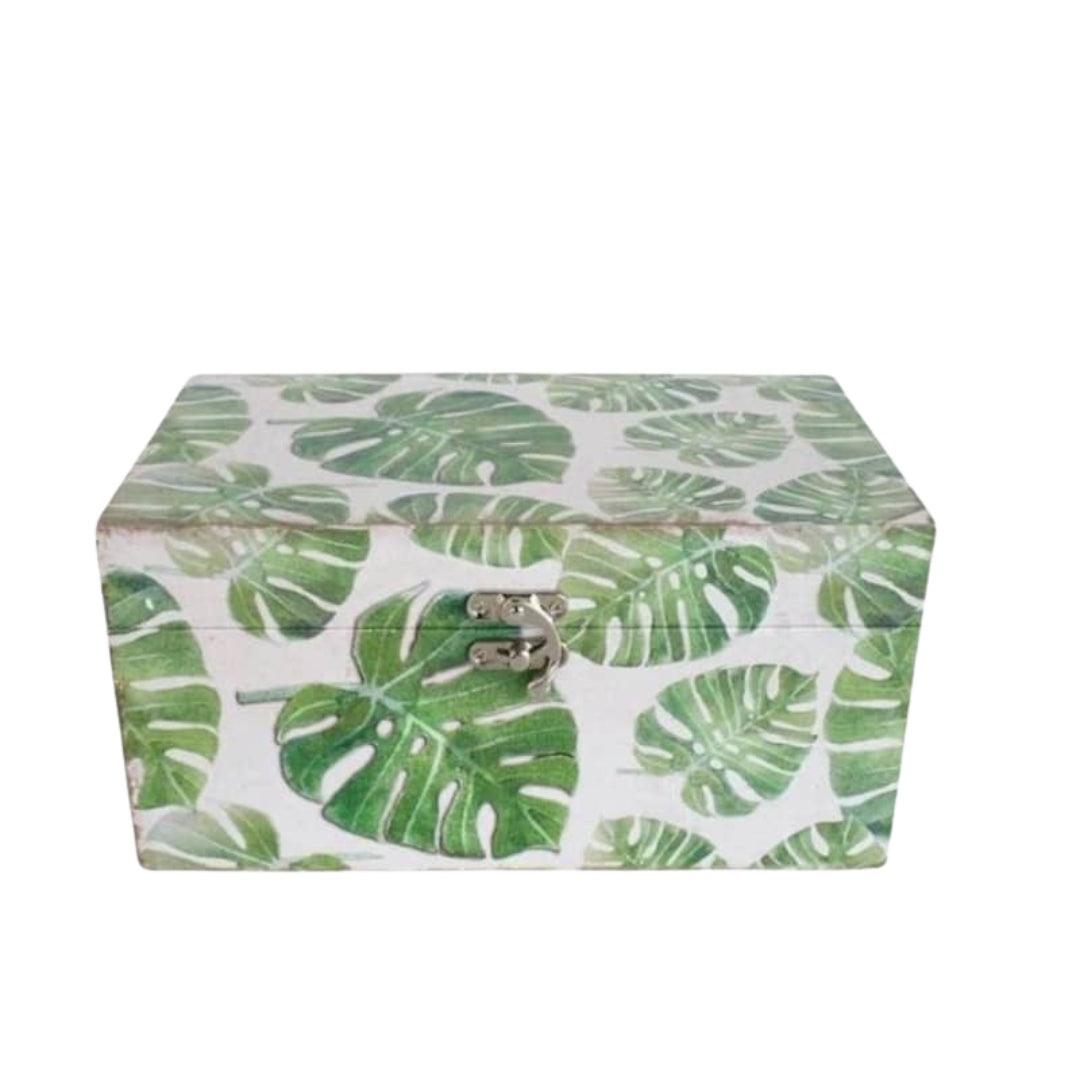 Monster Leaf Decorative Box | Woodka Interiors